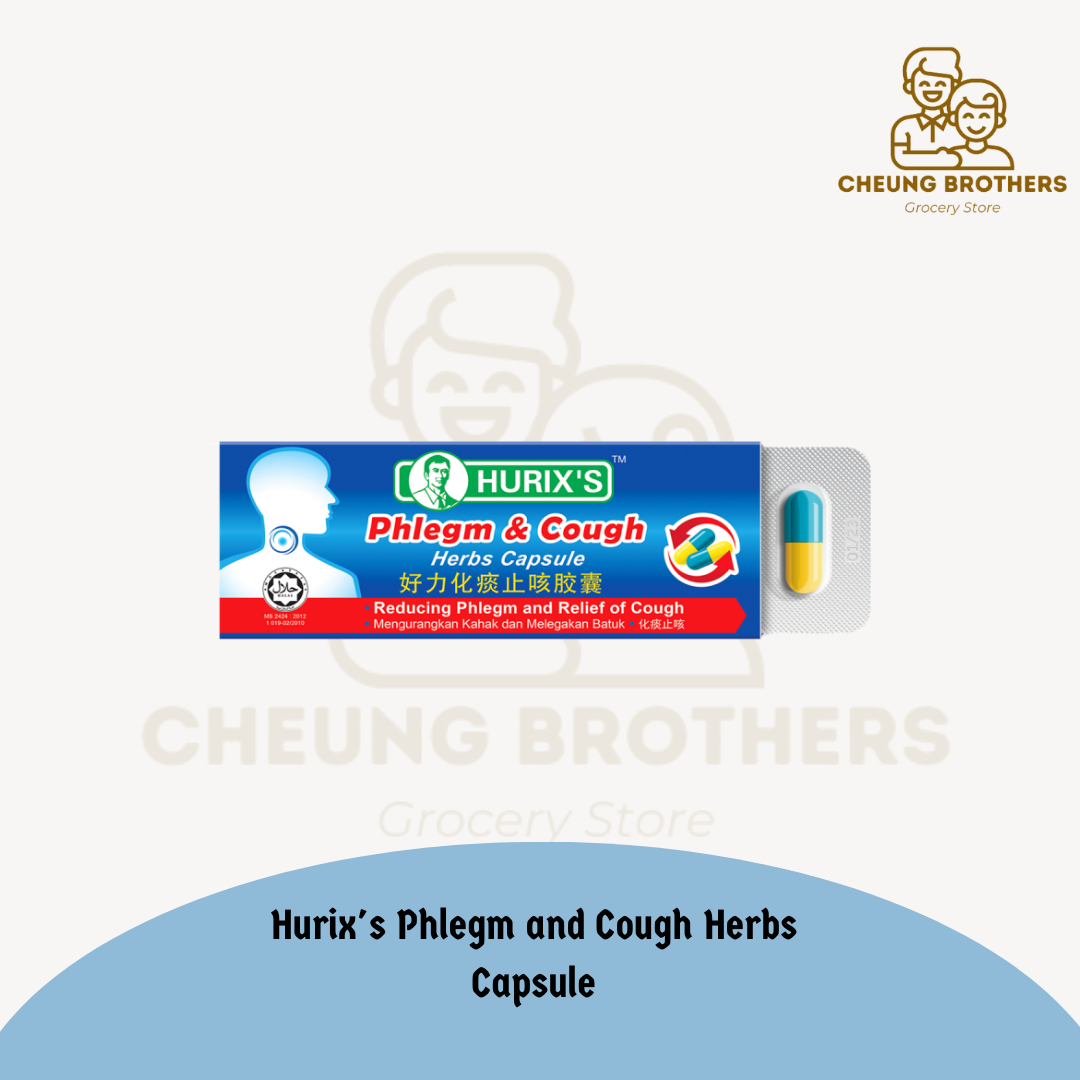 Hurix's Phlegm and Cough Herbs Capsule | Lazada