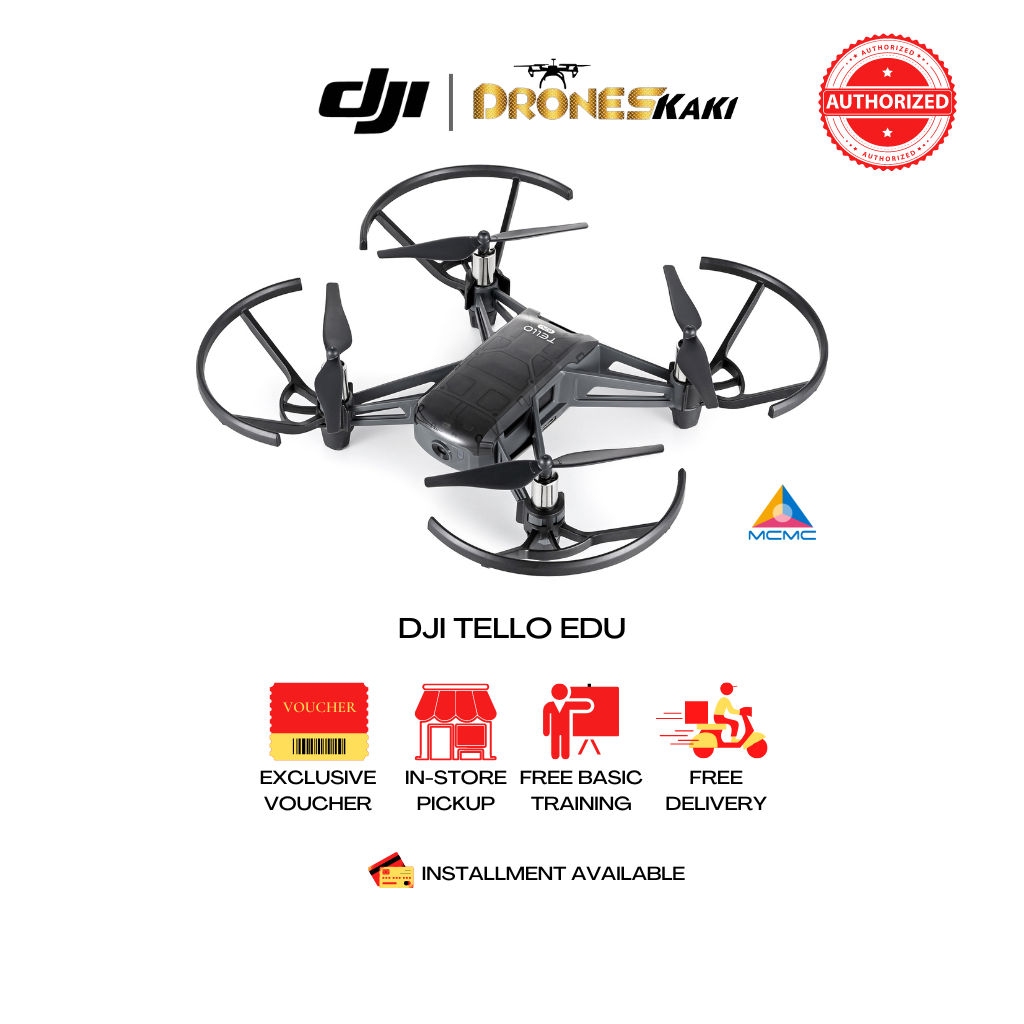 DJI Tello Edu - Mini Educational Drone HD Camera and VR | Lazada