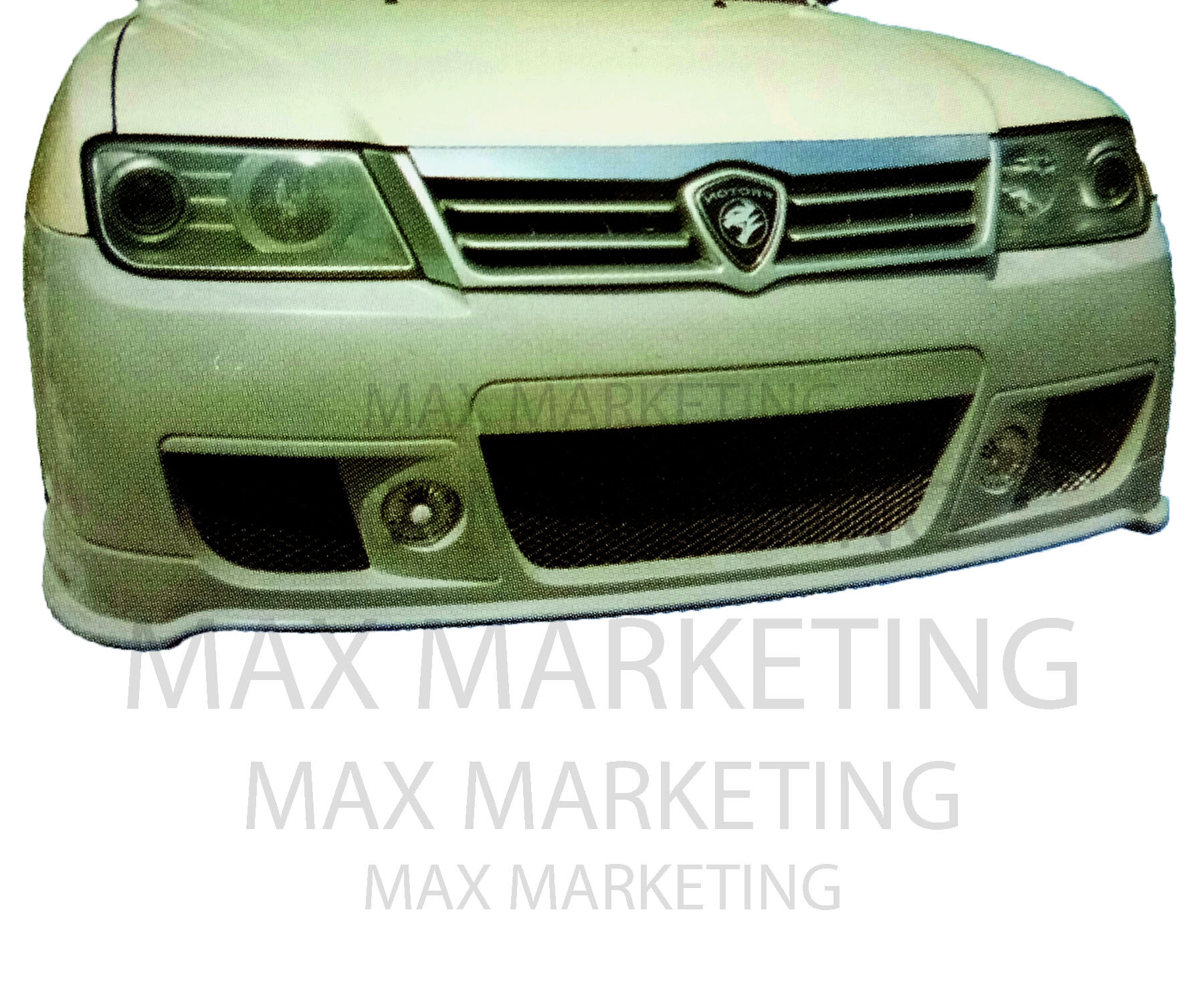 PROTON WAJA 2007 FACELIFT FRONT BUMPER WITH LAMP (CAMPRO R-3 ...