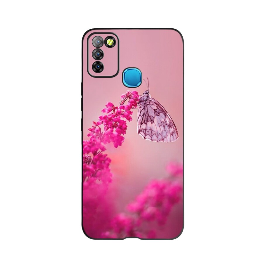 สำหรับ Infinix สมาร์ท5 X657กรณีซิลิโคนอ่อนนุ่ม TPU สีดำปกหลังโทรศัพท์ ...