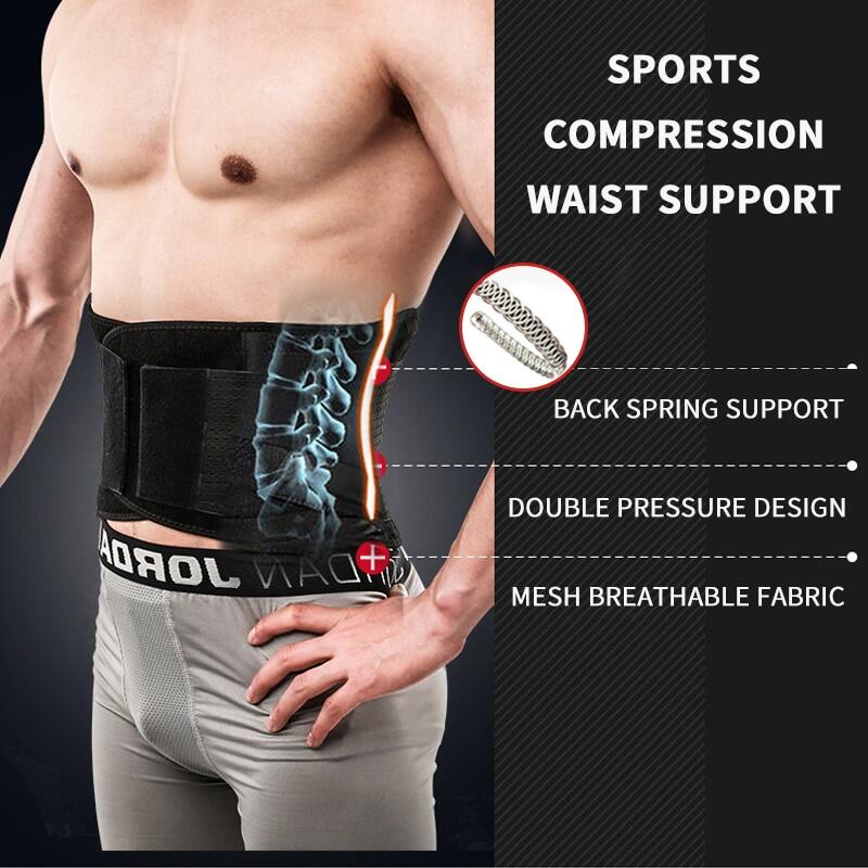 Waist Support Belt Back Waist Trainer Trimmer Belt Gym Waist Protector ...