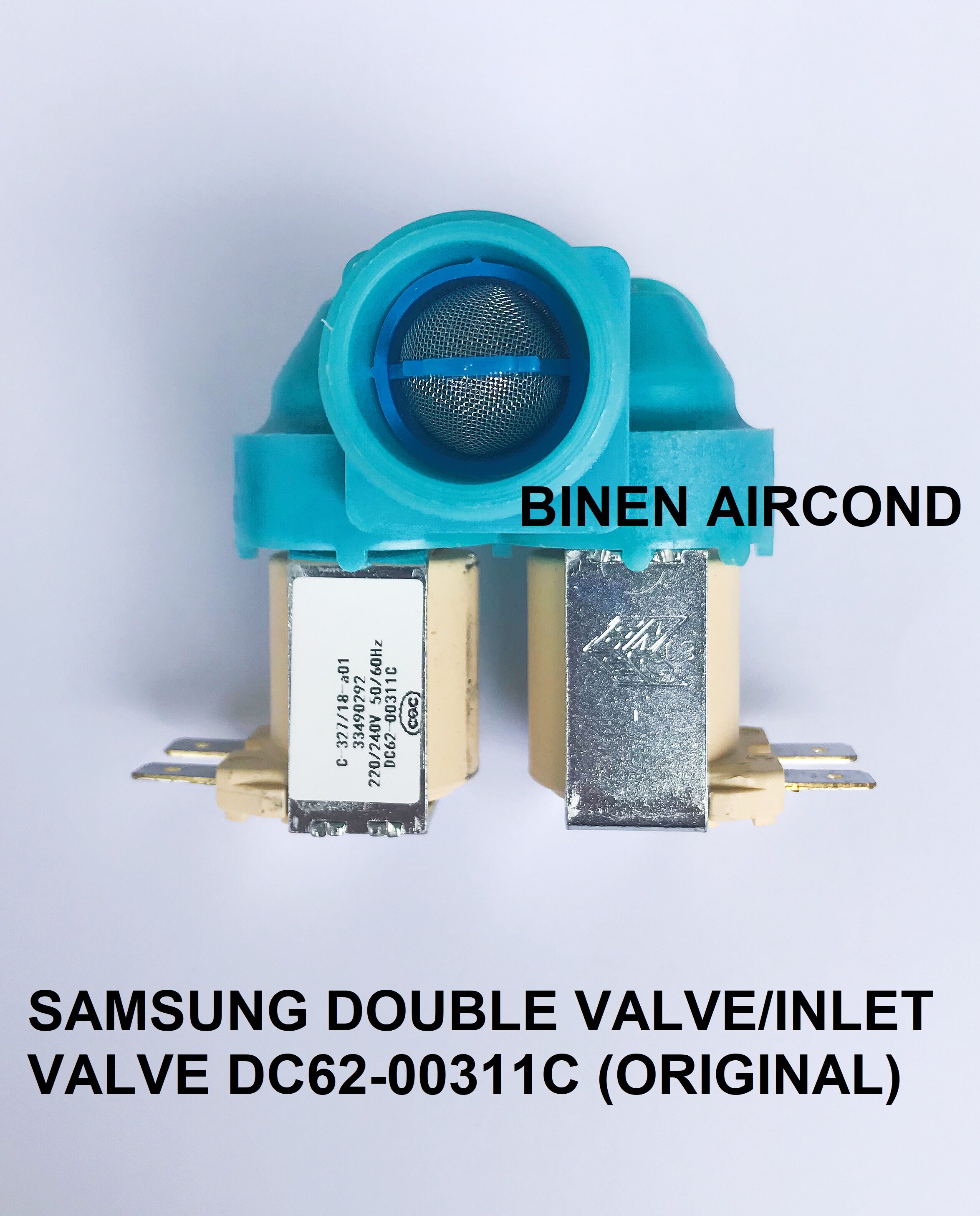 SAMSUNG WASHING MACHINE DOUBLE VALVE/INLET VALVE DC62-00311C (ORIGINAL ...