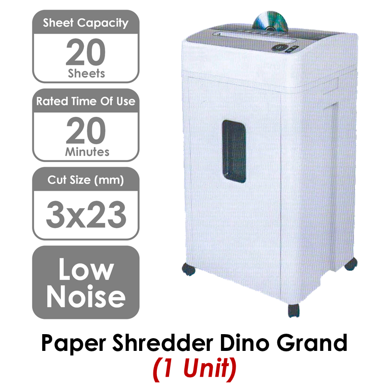 Paper Shredder Machine Dino Grand For Office / Home Use (Cross Cut ...