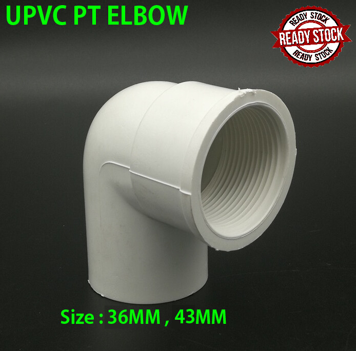 UPVC PIPE FITTING BRAND BBB (BINA) PT ELBOW | WHITE PUTIH BEST QUALITY ...