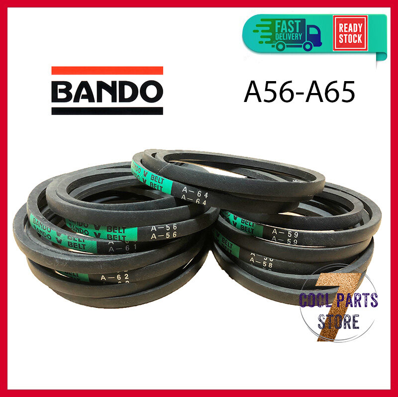 BANDO V Belt A56 A57 A58 A59 A60 A61 A62 A63 A64 A65 Bando V Belt - 100 ...