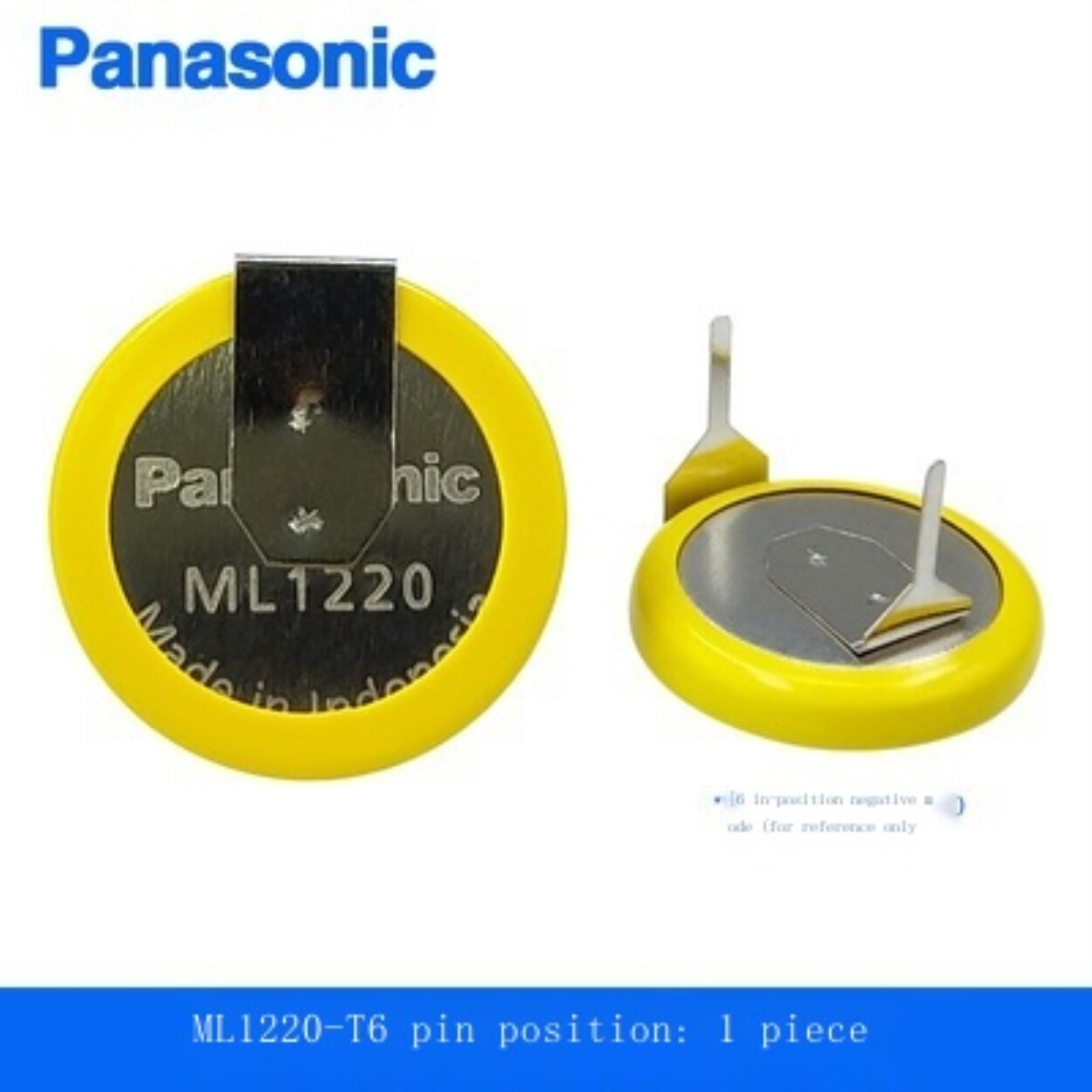 New-Original Panasonic ML1220 button lithium electronic 3V rechargeable ...