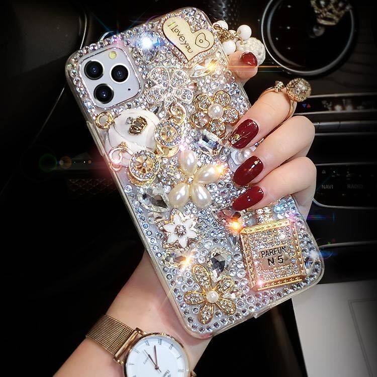 Glossy Diamond Glitter ขาตั้งโทรศัพท์สำหรับ IPhone 14 13 12 11 Pro Max ...