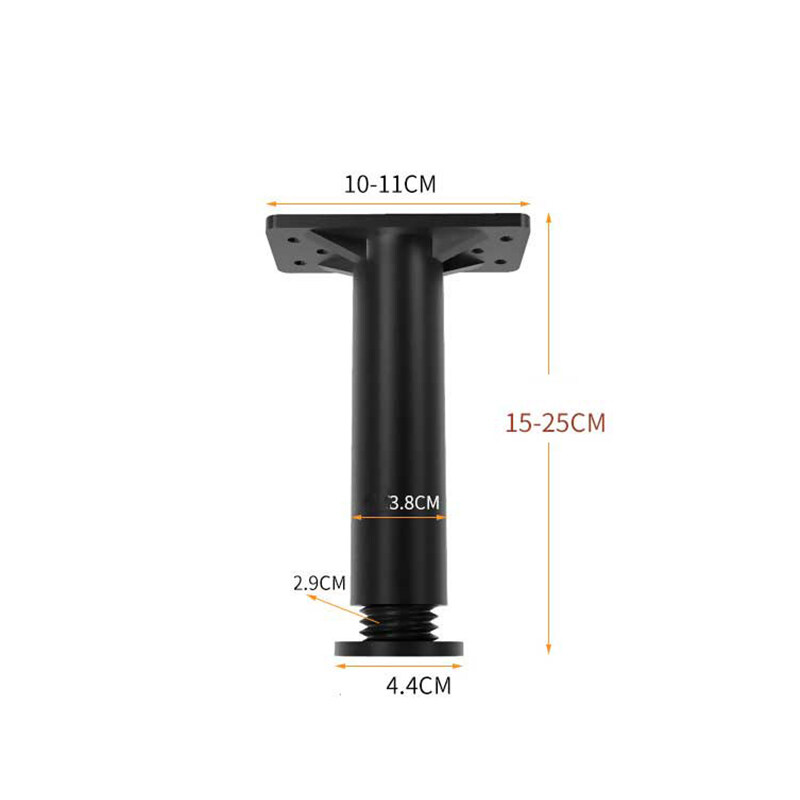 2Pcs Adjustable Height Center Support Leg for Bed Frame Bed Center Slat ...