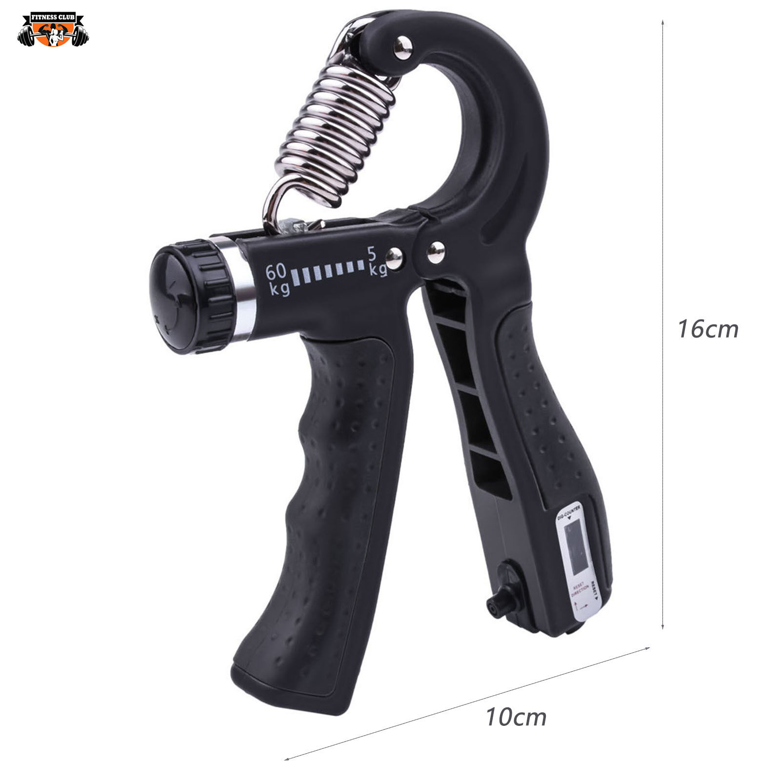 FCLUB Grip Hand Strength Trainers Wrist Finger Strengthener Adjustable ...