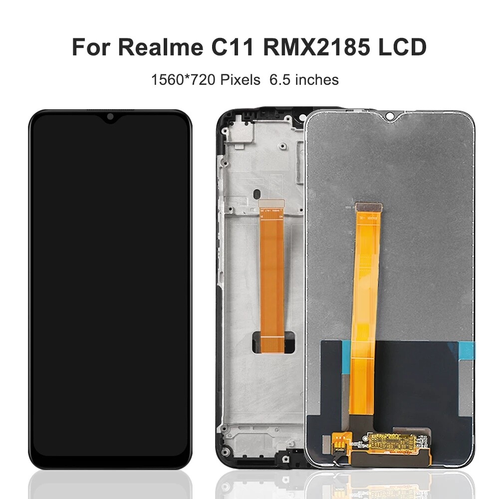จอ LCD ทดสอบ100% สำหรับ OPPO Realme C11,จอแสดงผล LCD หน้าจอสัมผัส ...