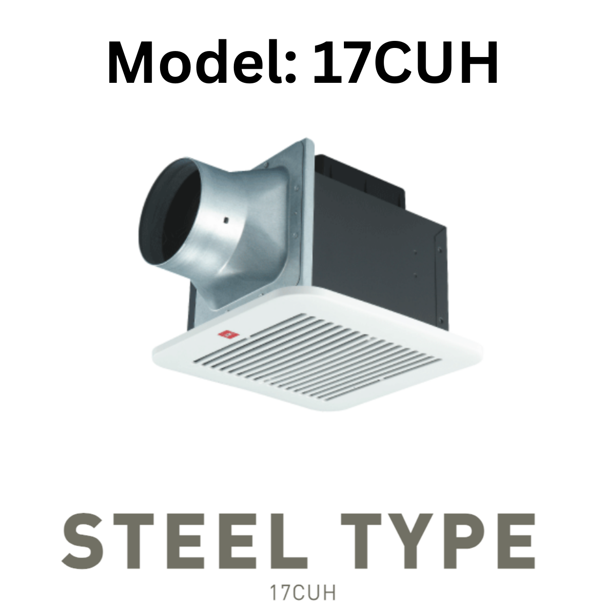 KDK 17CUH/24CUH CEILING MOUNTED SIROCCO VENTILATING FANS STEEL TYPE ...