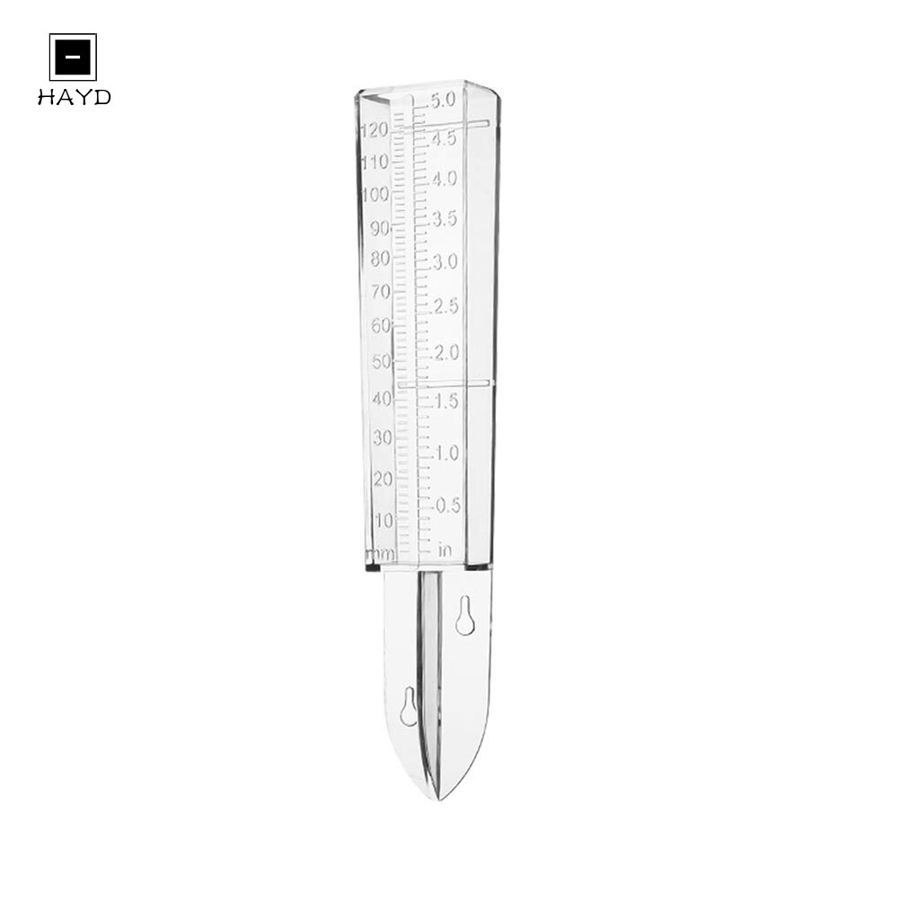 HAYD 【cod】 Plastic Rain Gauge Clear Rain Water Meter Measuring Device ...