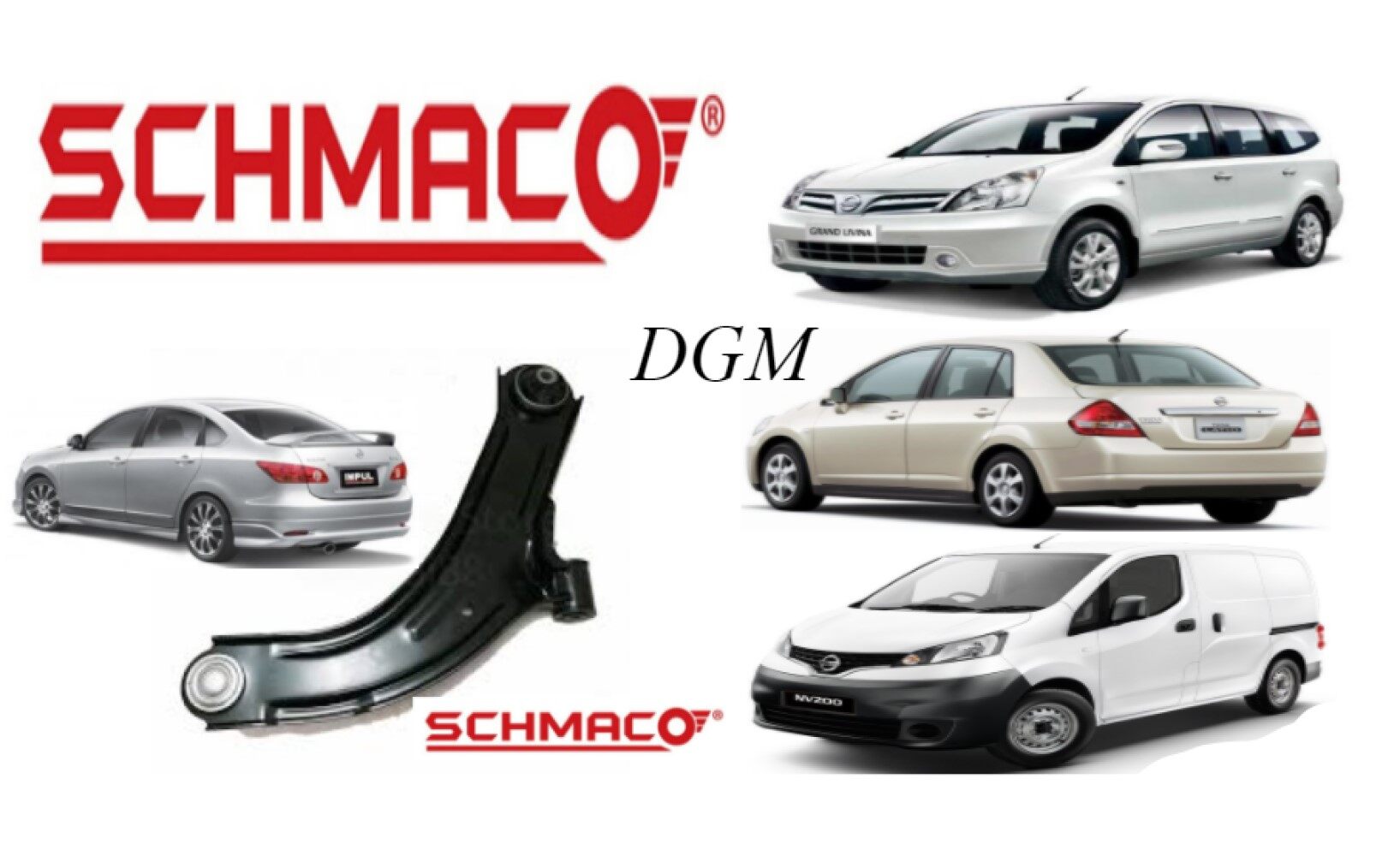 SCHMACO Nissan Grand Livina L10 / Latio C11 / Sylphy G11 / NV200 Van ...