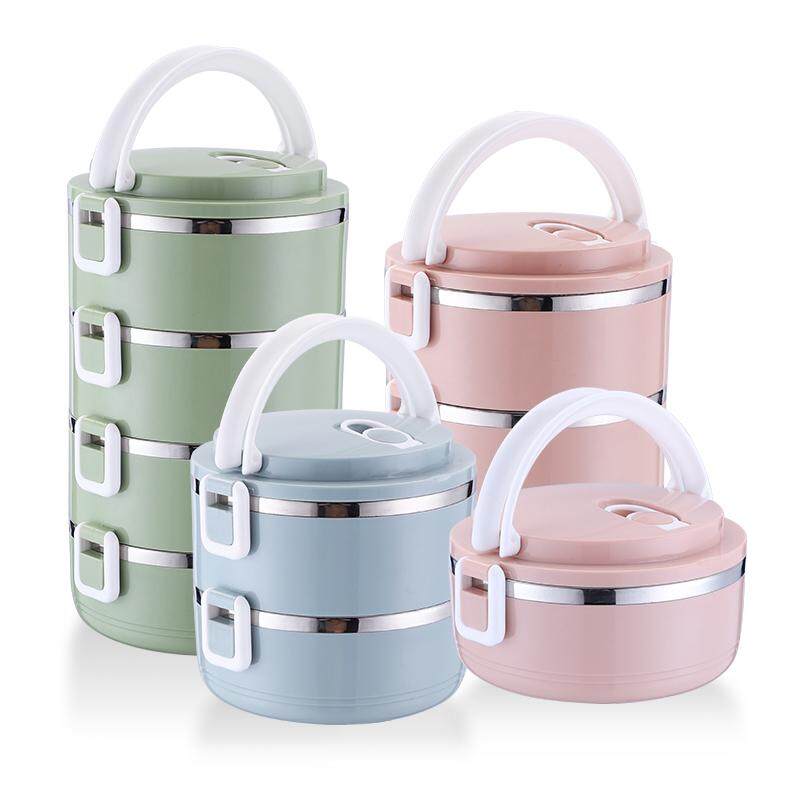 Stainless Steel Lunch Box Thermal Food Containers Portable Lunch Bento ...