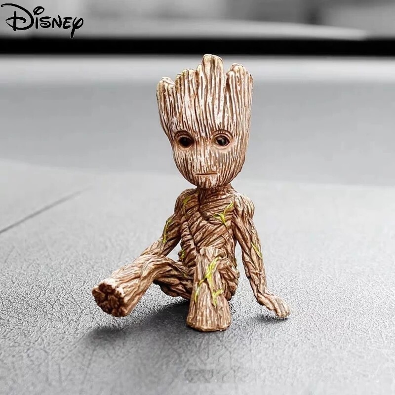 LUDEOU for Kids Sitting Model Doll Avengers Groot Figure Tree Man Groot ...