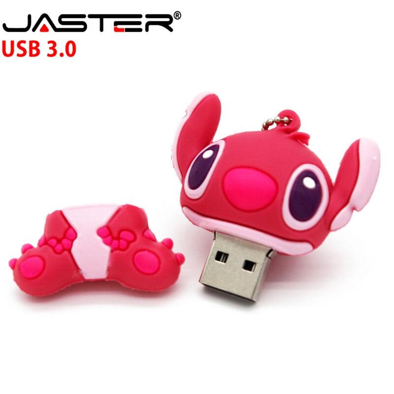 ♥มีสินค้า + ของแถม + COD♥การ์ตูนStitch USB 3.0 หน่วยความจำแฟลชUSBภายนอก ...