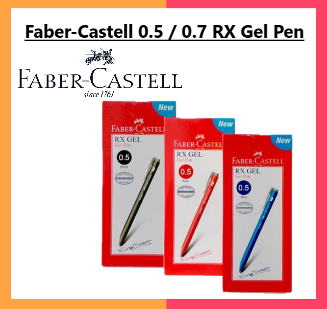 Faber-Castell RX Gel PEN BOX 0.5/0.7/ RX7 X5 faber castell pen 0.5 0.7 ...
