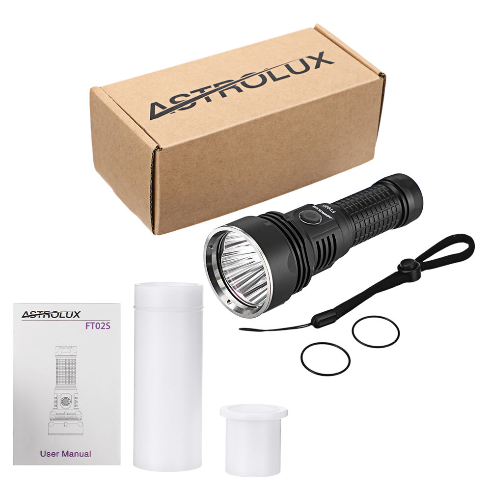 Astrolux FT02S ไฟฉาย LED SST40-ลูเมนสูง,Zoomable, 4โหมด,กันน้ำ-อุปกรณ์ ...