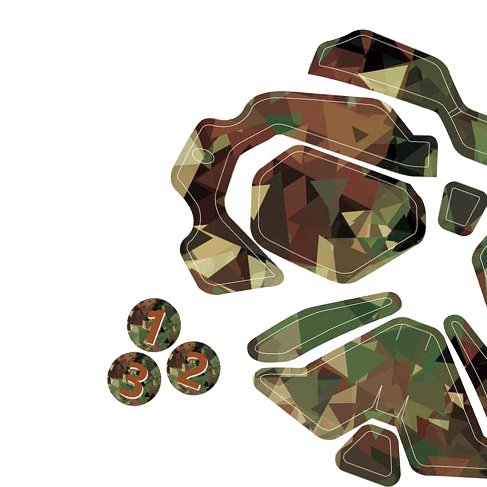 Dolity PVC Color Decal Skin Sticker Decoration for DJI FPV Goggles V2 ...