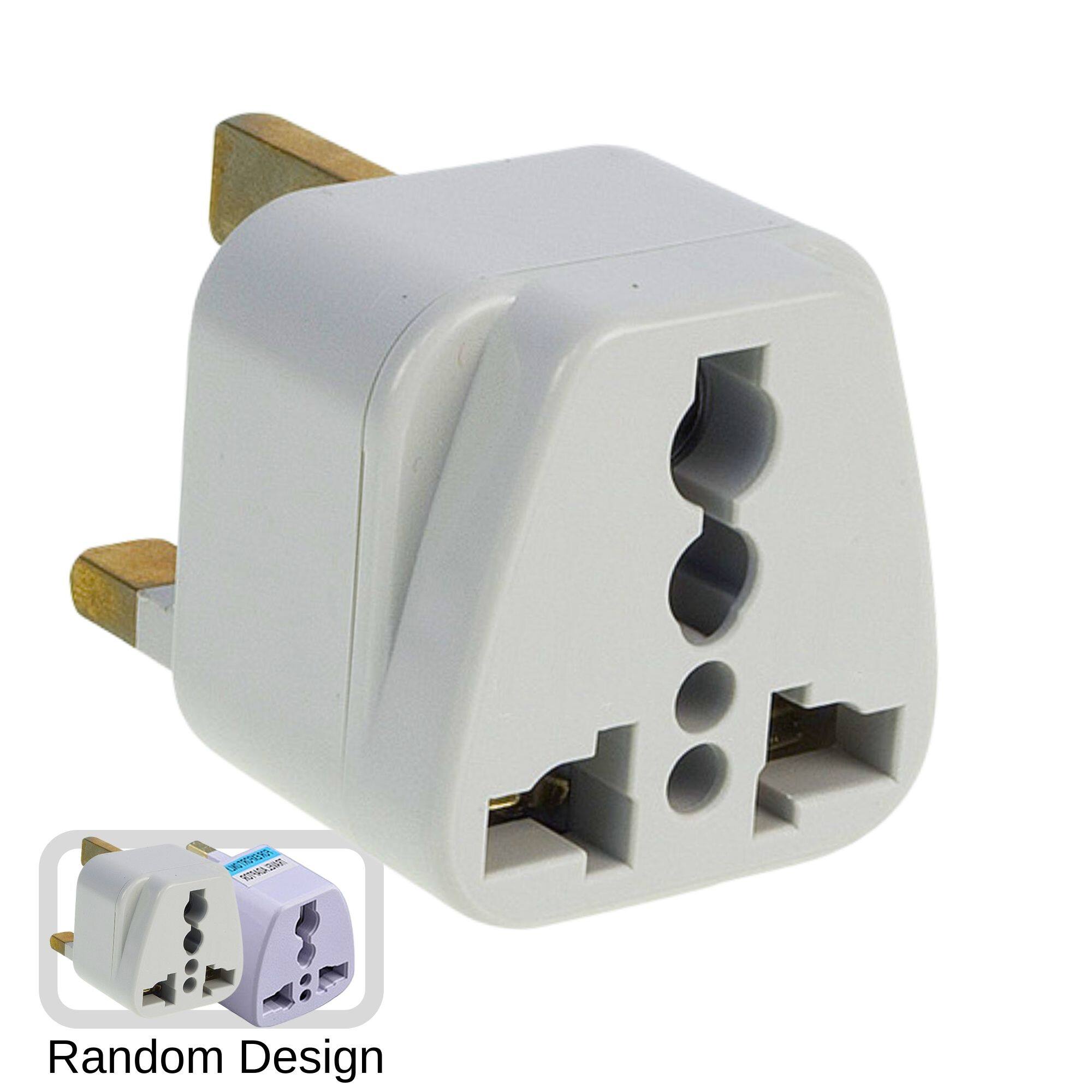 3-Pin Universal Adapter Plug Head UK Malaysia China Plug Socket Adaptor ...
