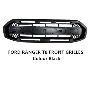Ford Ranger T8 RAPTOR Front Grilles Black | Lazada