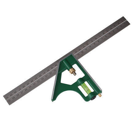 Multi-function 300mm Combination Square Angle Ruler 45/90° W/ Bubble ...