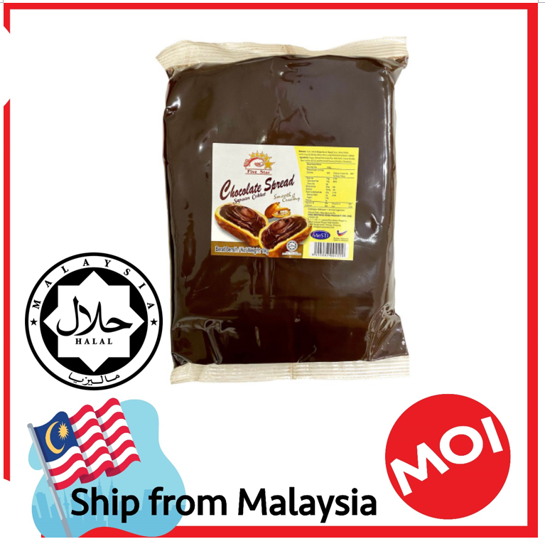 Five Star Chocolate Spread 1kg [Bintang Lima] [HALAL] | Lazada
