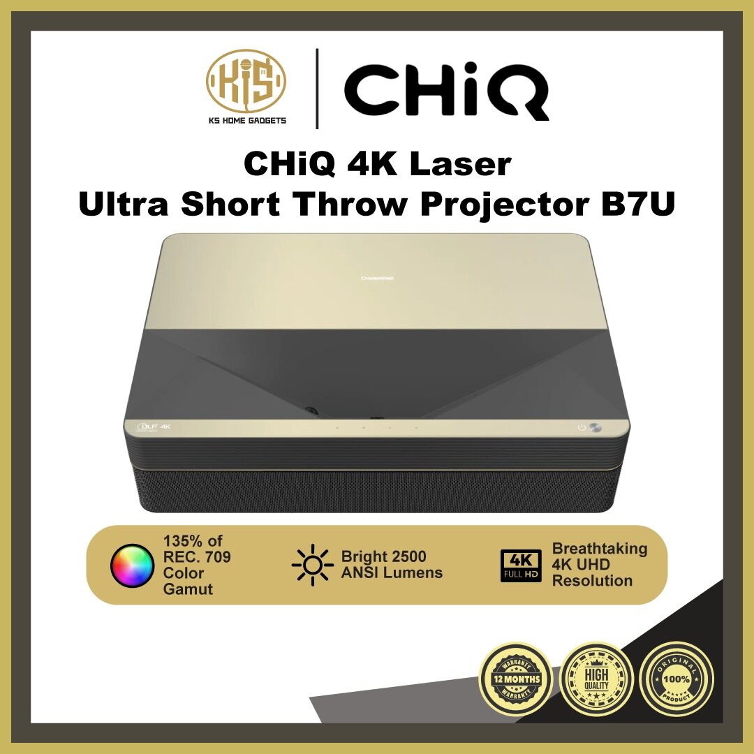 CHiQ B7U 4K Laser Ultra Short Throw Projector | Lazada