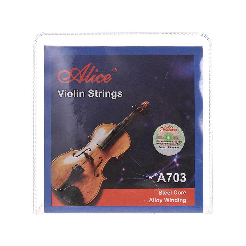Alice A703 Universal Full Set (E-A-D-G) Violin Fiddle Strings Steel Core Alloy Winding - SENT ...