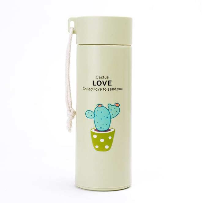 Travel Drinking Bottle Cactus 450ML Glass Bottle Water Bottle ...