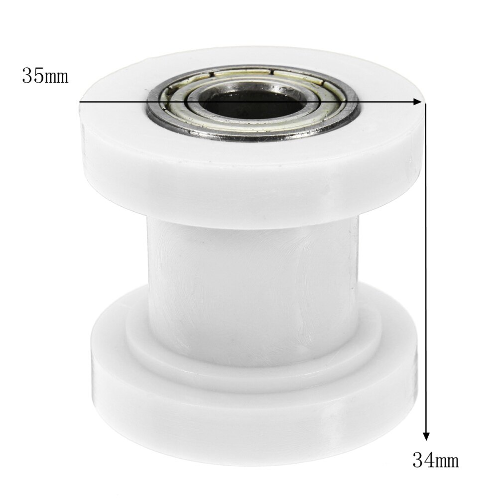 1Pcs Plastic Chain Roller Slider Pulley Tensioner Wheel Guide For Pit ...