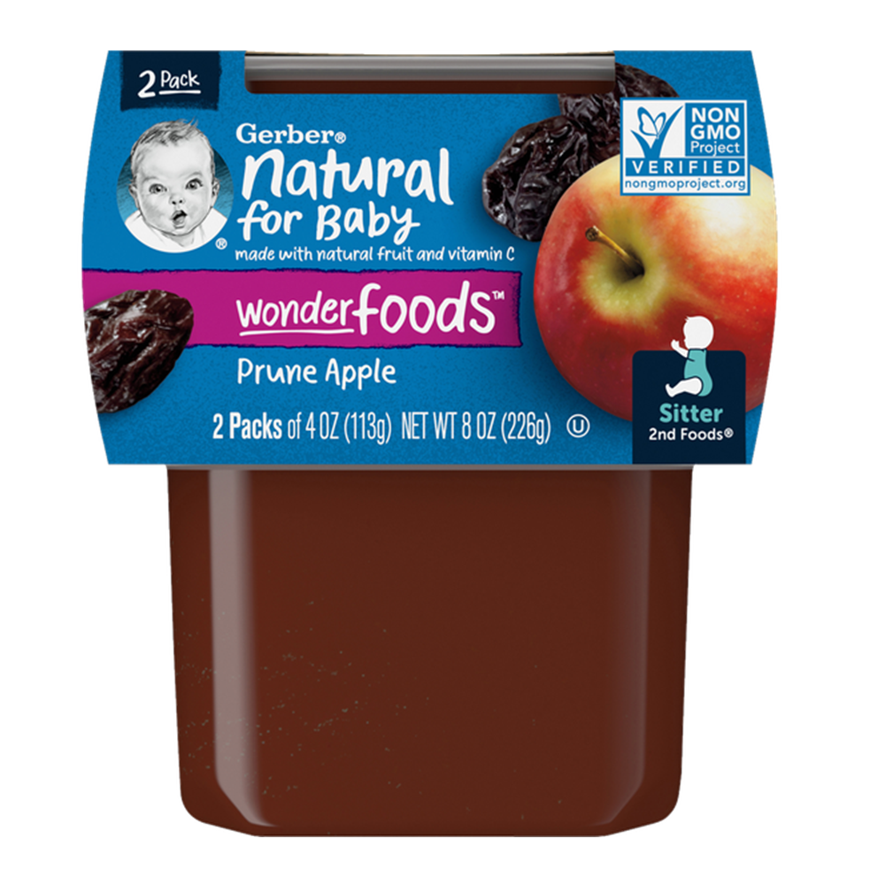 Gerber 100% Fruit Juice | Organic Puree Pouch | Food Puree in Jar ...