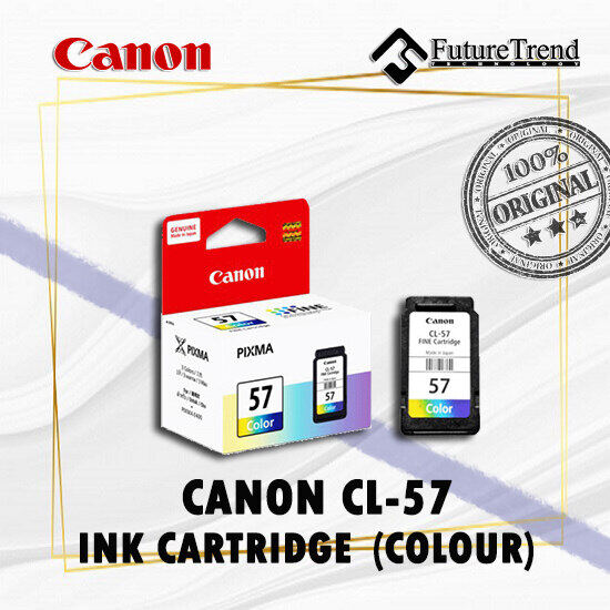 CANON CL-57 CL57 (Colour) Genuine Ink Cartridge | Lazada