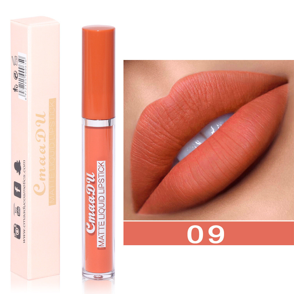 CMAADU Liquid Lipstick Matte Lightweight Long Lasting 10 Color ...