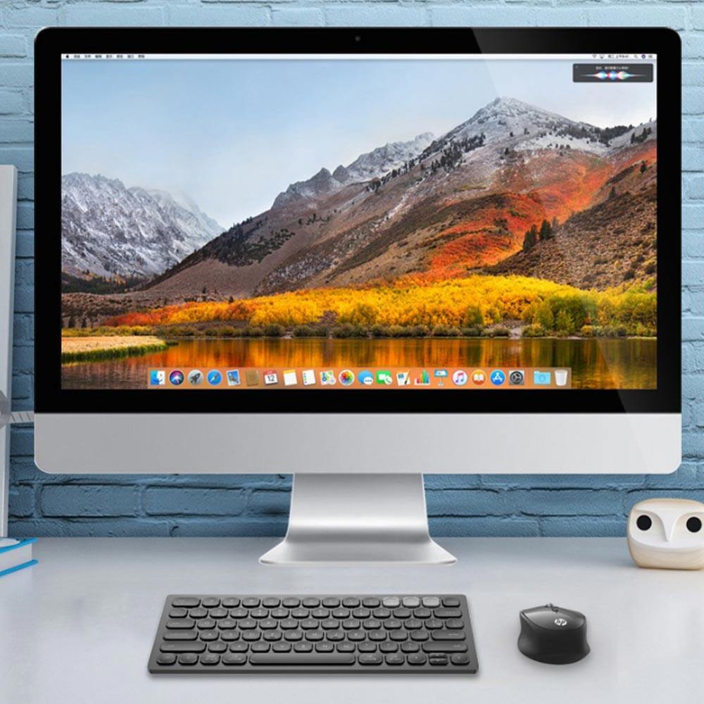 HP CS750 2.4G Wireless Bluetooth Keyboard and Mouse Combo Dual Mode Silent Gaming Office Mice ...