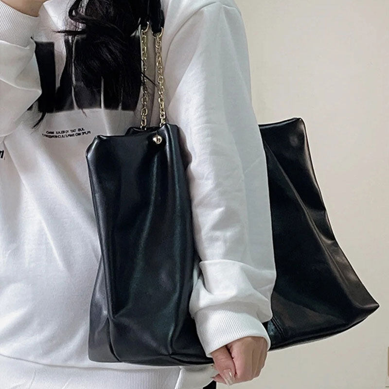 QFDI Bag New Women 'S Bag Large Handbag Fashion Tote Bag Textured ...