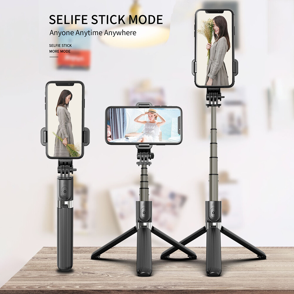 บลูทูธS Elfieสติ๊กการควบคุมระยะไกลขาตั้งกล้องโทรศัพท์มือถือภาพสดผู้ถือ ...