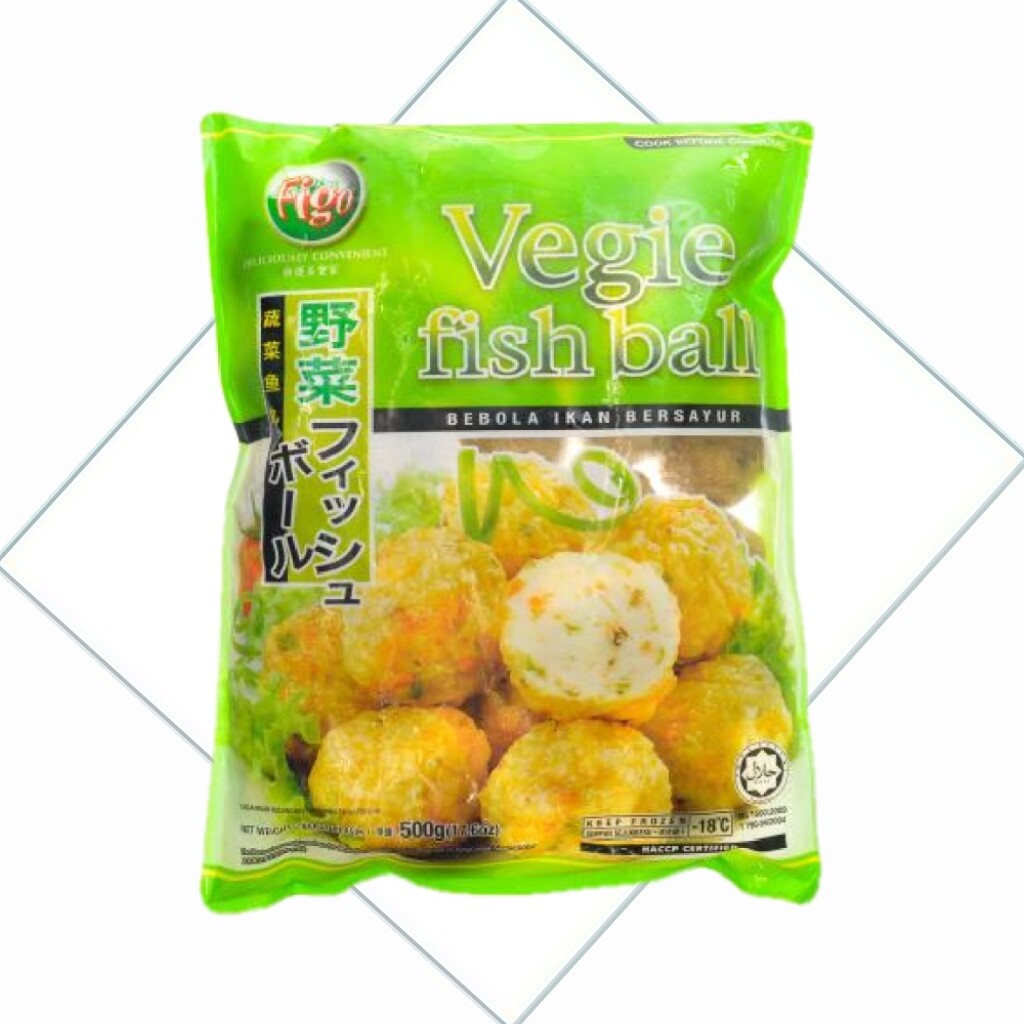 FIGO VEGIE FISH BALL (500G) 蔬菜鱼丸 | Lazada
