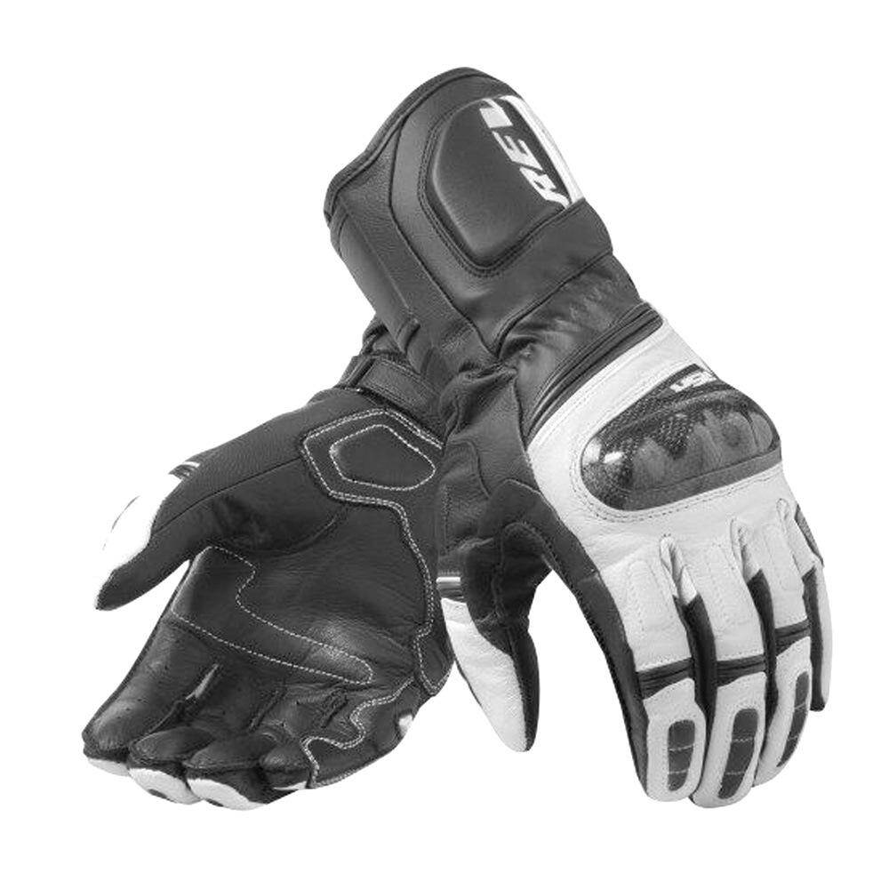 REVIT RSR3 คาร์บอนไฟเบอร์ยาวถุงมือรถจักรยานยนต์หนัง Hard SHELL Racing ...