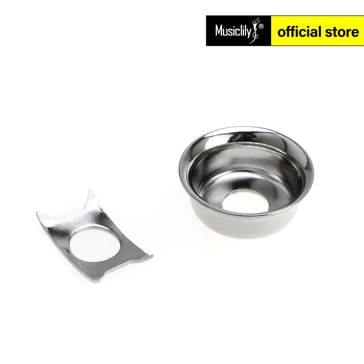 Musiclily Pro Traditional Cup Style Guitar Tele Jack Plate for Fender ...