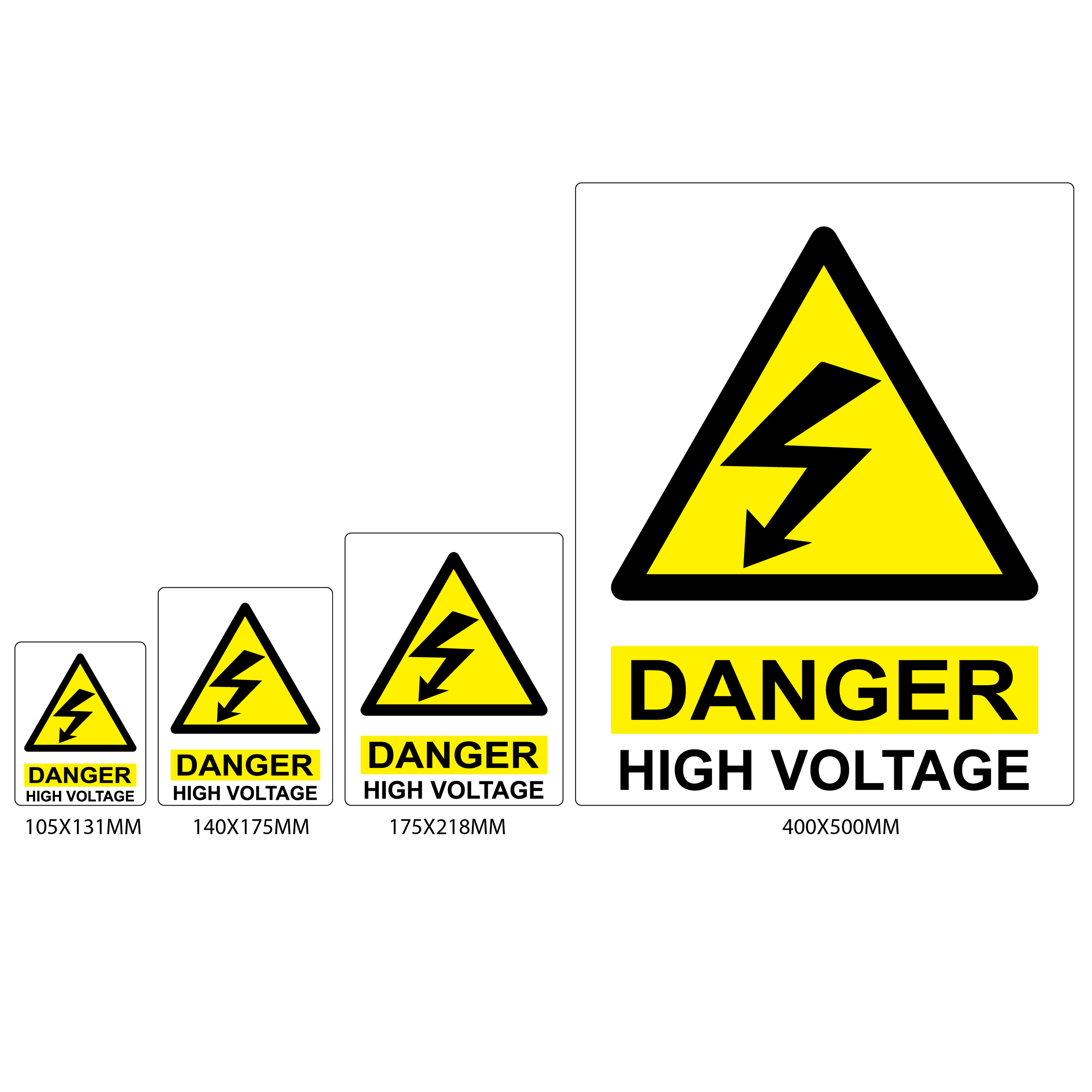 Danger High Voltage Testing