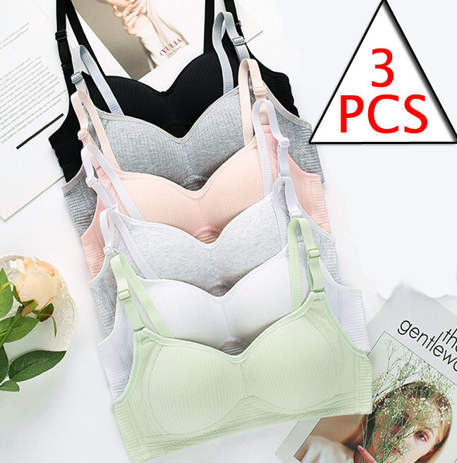 3 PCS training bras for girls teenage underwear kids bras young ...