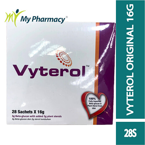 VYTEROL ORIGINAL LOWERING CHOLESTEROL 16G X 28S | Lazada