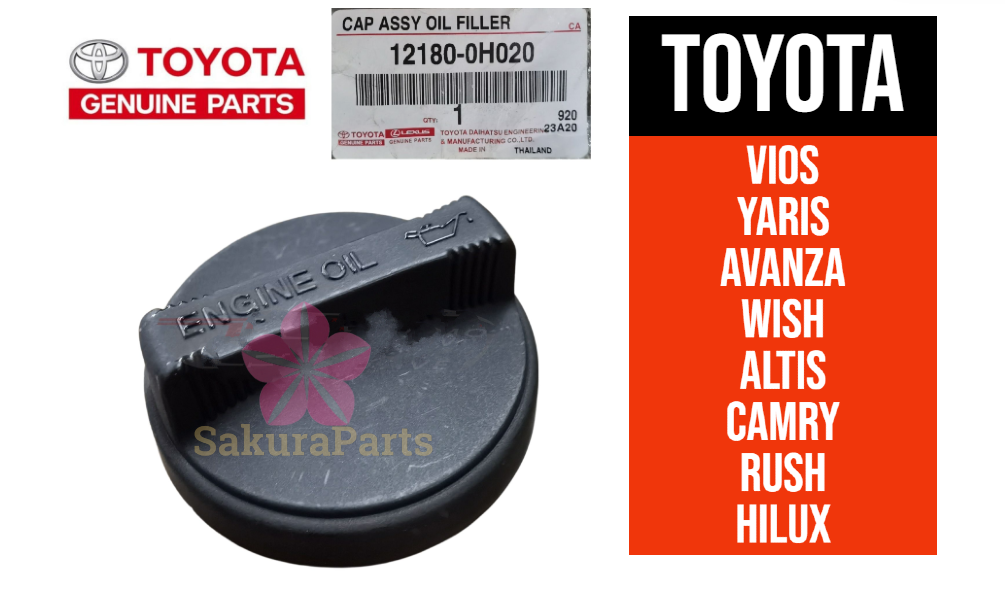 (ORIGINAL) TOYOTA Engine Oil Cap 12180-0H020 For Toyota Vios/Camry ...