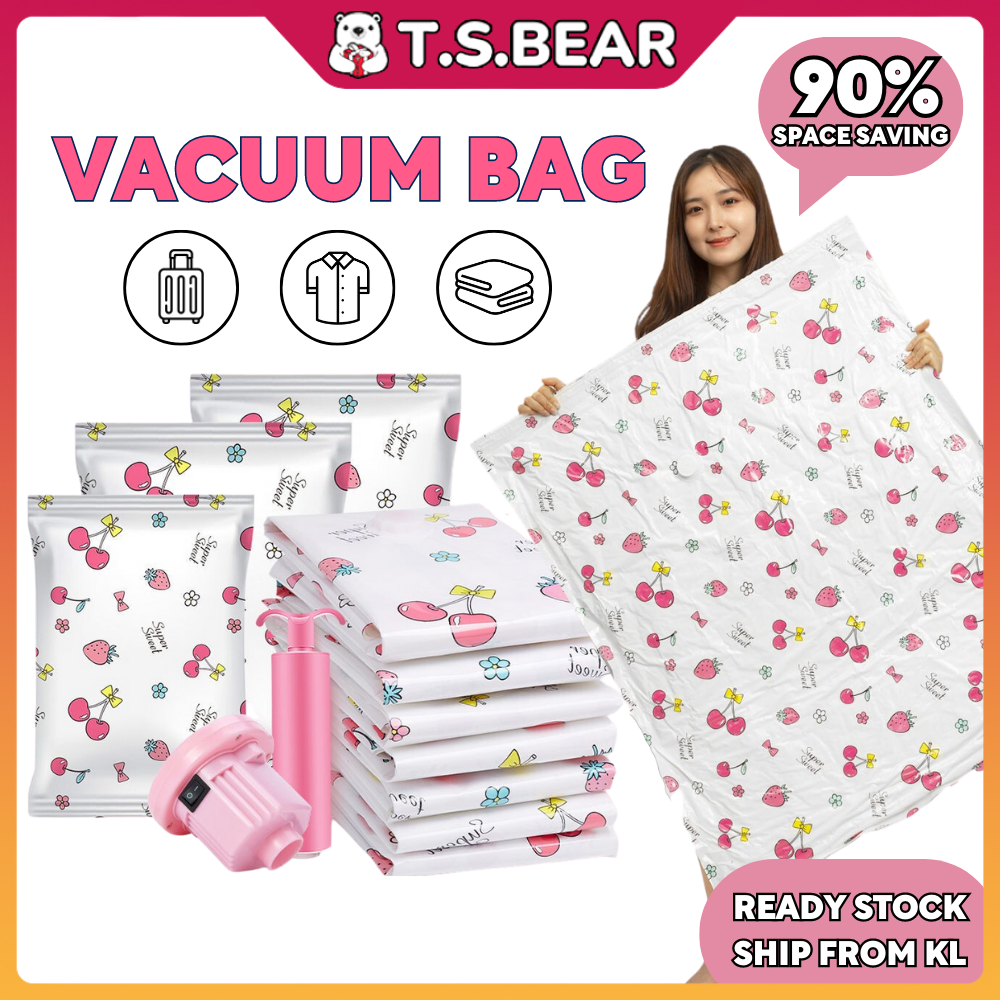 Vacuum Bag Clothes Organization Vacuum Storage Bag Travel Luggage ...