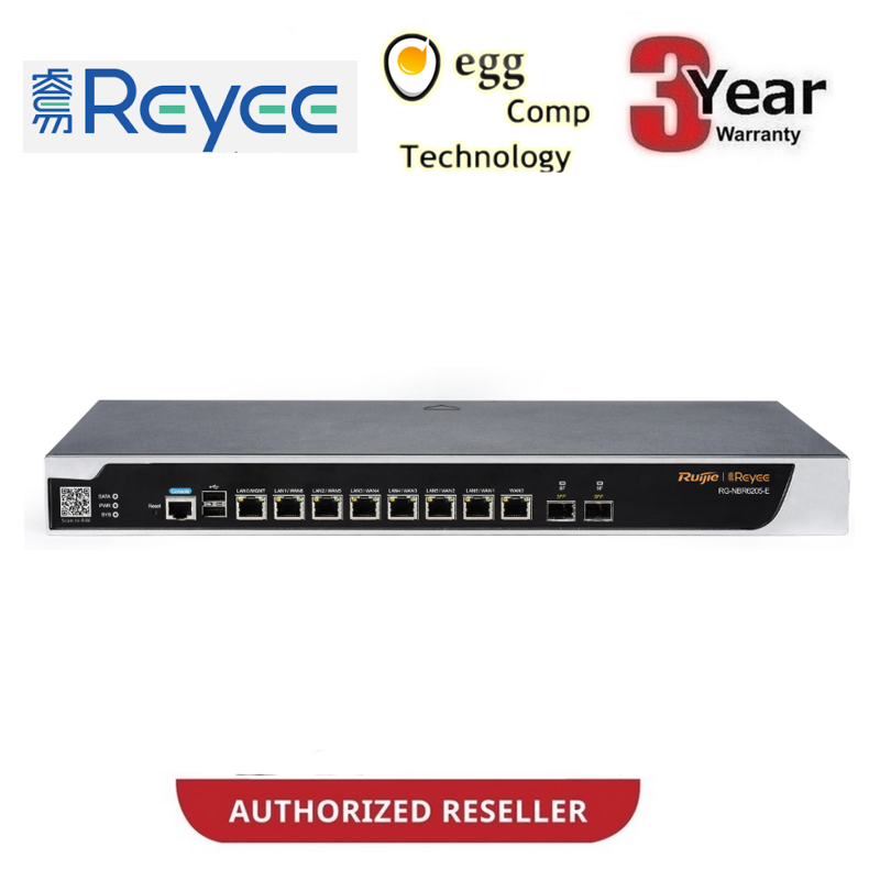 REYEE 8-PORT GIGABIT WITH 2 SFP CLOUD MANAGED GATEWAY ROUTER - 1.5Gbps ...