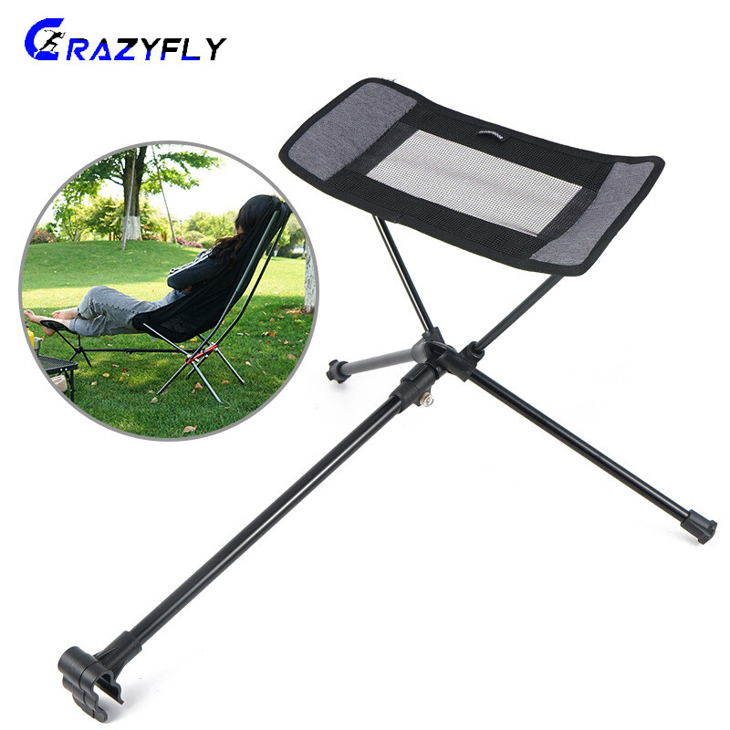 Crazyfly Outdoor Portable Folding Chair Foot Mop Rack Telescopic Leg ...