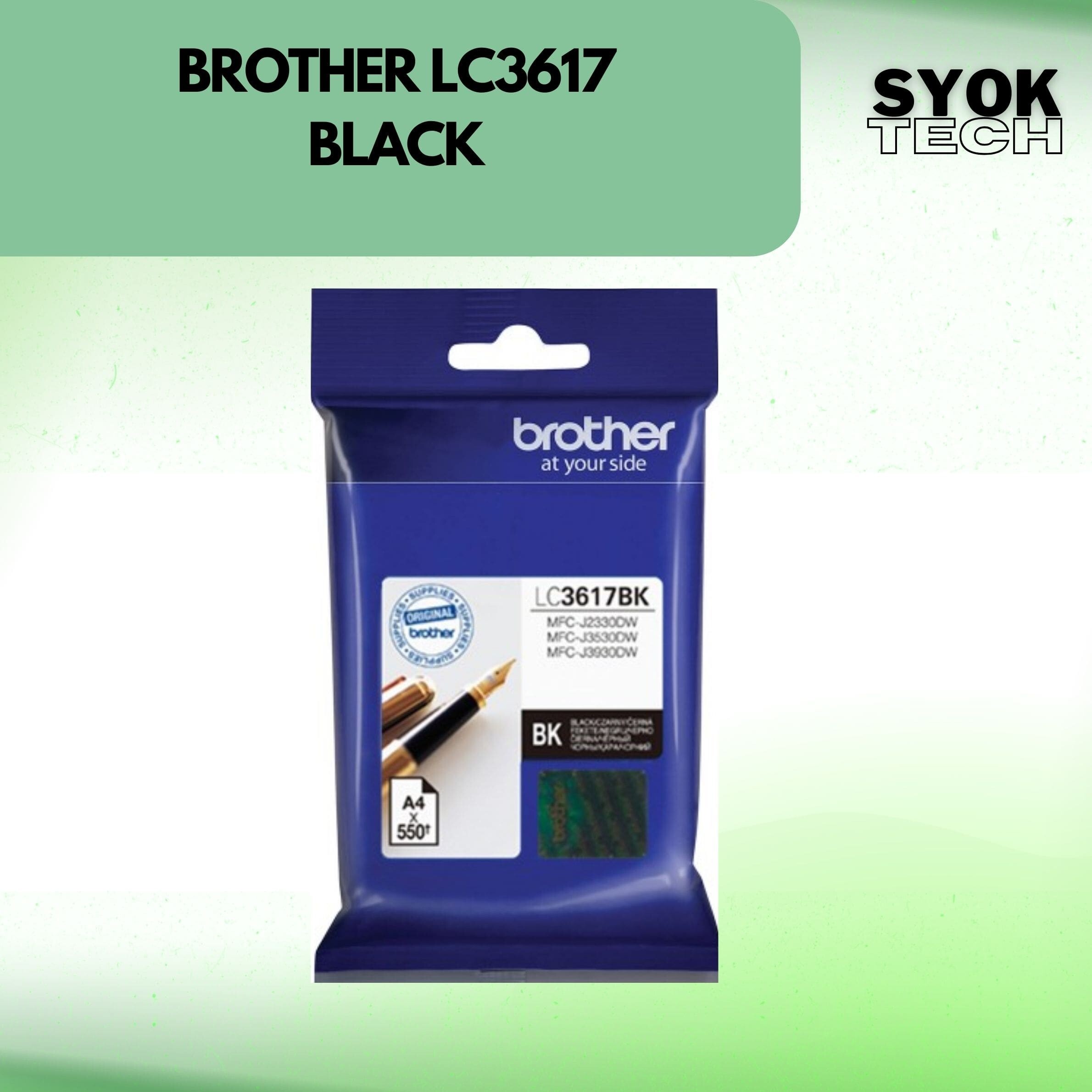 ==ORIGINAL== Brother LC3617 Black Cyan Magenta Yellow Ink | Lazada