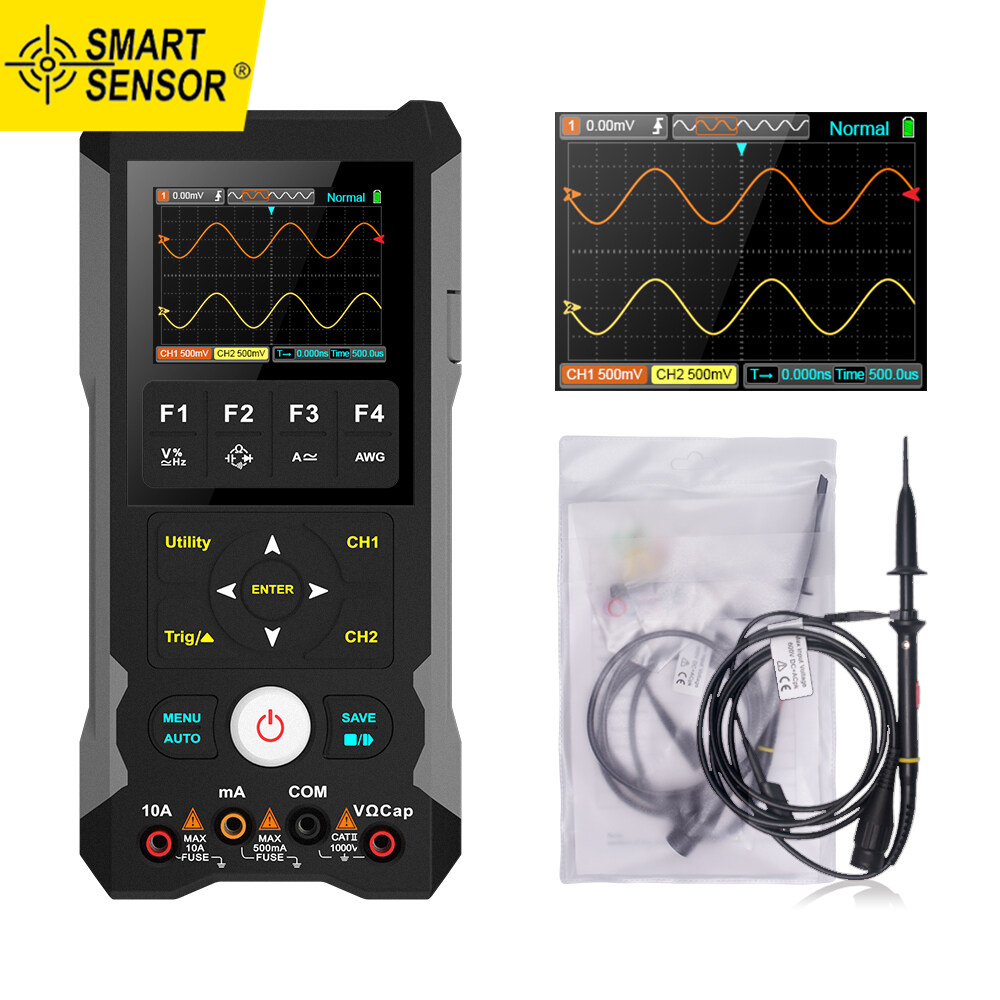 Smart Sensor 3in1 Oscilloscope Multimeter Signal Source 80Mhz Bandwidth ...