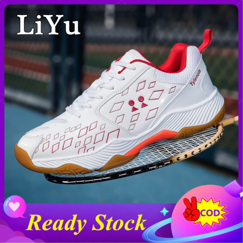 LiYu รองเท้าแบดมินตันแฟชั่น,รองเท้าผ้าใบคู่รักขนาด36-46รองเท้ากีฬา ...